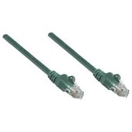 Intellinet 737043 RJ45 Netzwerkkabel, Patchkabel CAT 6a S/FTP 0.25 m Gr&uuml;n Einzelschirm, Gesamtschirm, Halogenfrei 1 St.