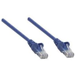 Intellinet 350730 RJ45 Netzwerkkabel, Patchkabel CAT 6a S/FTP 1.00 m Blau Einzelschirm, Gesamtschirm, Halogenfrei 1 St.
