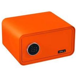 Basi 2018-0001-1900 mySafe 430 Tresor, Einbruchschutztresor Zahlenschloss, Schl&uuml;sselschloss Orange