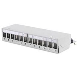 Digitus DN-93706 12 Port Netzwerk-Patchpanel Unbest&uuml;ckt 1 HE Unbest&uuml;ckt
