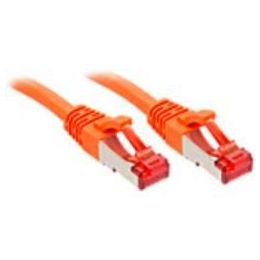 LINDY 47812 RJ45 Netzwerkkabel, Patchkabel CAT 6 S/FTP 7.50 m Orange 1 St.
