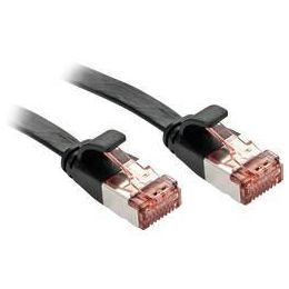 LINDY 47575 RJ45 Netzwerkkabel, Patchkabel CAT 6 U/UTP 10.00 m Schwarz mit Rastnasenschutz 1 St.