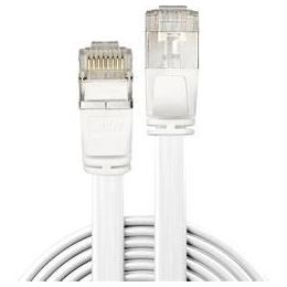LINDY 47540 RJ45 Netzwerkkabel, Patchkabel CAT 6a U/FTP 0.30 m Wei&szlig; mit Rastnasenschutz 1 St.