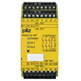 Sicherheitsschaltger&auml;t PNOZ X3.10P 24VACDC 3n/o 1n/c 1so PILZ 3 Schlie&szlig;er, 1 &Ouml;ffner (B x H x T) 45 x 94 x 121 mm 1 St.