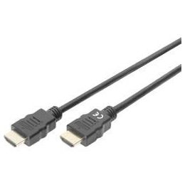 Digitus HDMI Anschlusskabel HDMI-A Stecker, HDMI-A Stecker 3.00 m Schwarz DB-330123-030-S 4K UHD, Audio Return Channel HDMI-Kabel