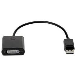 HP F7W96AA DisplayPort / DVI Adapter [1x DisplayPort Stecker - 1x DVI-Buchse 24+1pol.] Schwarz