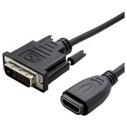 VALUE HDMI-DVI Adapterkabel, HDMI BU / DVI-D ST
