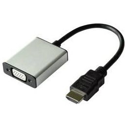 VALUE Adapterkabel HDMI zu VGA+3,5mm-Audio (Stereo)