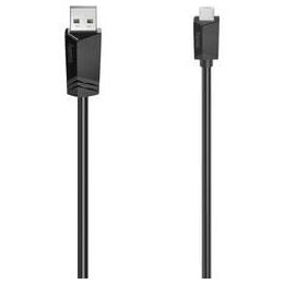hama 00200607 Micro-USB-Kabel, USB 2.0, 480 Mbit/s, 0,75 m