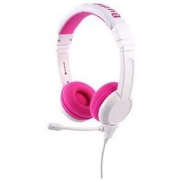 onanoff BuddyPhones&reg; On Ear Headset kabelgebunden Pink Lautst&auml;rkebegrenzung, Faltbar, Headset, Schwei&szlig;resistent Kinder
