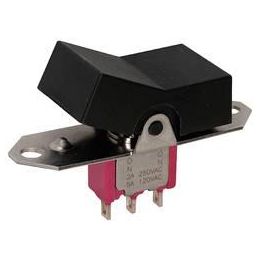 C & K Switches 7103J3V3QE2 Wippschalter 120 V/AC, 28 V/DC 5.00 A 1 x Ein/Aus/Ein 1 St. Bulk