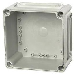 Fibox Base, PC Openings, 4x size 1 flange 3530139 Geh&auml;use-Unterteil 190 x 190 x 100 Polycarbonat Lichtgrau (RAL 7035) 1 St.