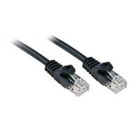 LINDY 48195 RJ45 Netzwerkkabel, Patchkabel CAT 6 U/UTP 5.00 m Schwarz 1 St.