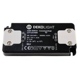 Deko Light FLAT, CV, UT12V/6W LED-Treiber Konstantspannung 6 W 0 - 500 mA 12 V 1 St.