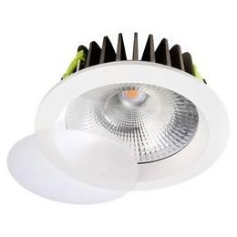 Deko Light 565184 COB 210 LED-Einbauleuchte EEK: G (A - G) LED fest eingebaut 37 W Verkehrswei&szlig; (RAL 9016)