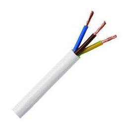 H05VV-F 4G1,5 RG50 w Schlauchleitung 4 G 1.5 mm&sup2; Wei&szlig; 50 m
