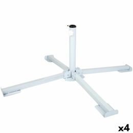 Fuß für Sonnenschirm Aktive Weiß Kunststoff Schwamm EPS 85 x 31 x 85 cm (4 Stück)