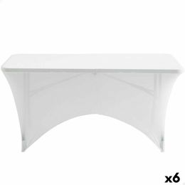 Schutzhülle Aktive Weiß 122 x 76 x 61 cm Tisch Zubehör Fahrzeuge Straße (6 Stück)
