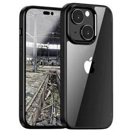 JT Berlin Pankow Hybrid Backcover Apple iPhone 13 Schwarz, Transparent Sto&szlig;fest, Induktives Laden 10921