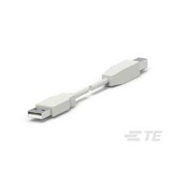 TE Connectivity USB-Kabel USB-A Stecker, USB-B Stecker 1.00 m 1487587-1