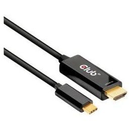 club3D HDMI / USB-C&reg; Anschlusskabel HDMI-A Stecker, USB-C&reg; Stecker 1.80 m Schwarz CAC-1334 HDMI-Kabel