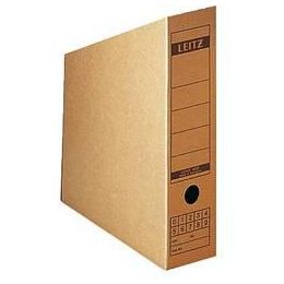 Leitz Archivschachtel 6083-00-00 80 mm x 320 mm x 265 mm Wellpappe Naturbraun 1 St.