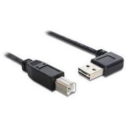 Delock USB-Kabel USB 2.0 USB-A Stecker, USB-B Stecker 0.50 m Schwarz 85167