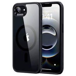 ESR Classic Hybrid HaloLock Backcover Apple iPhone 17e, iPhone 16e Transparent, Schwarz Induktives Laden, MagSafe kompatibel, Sto&szlig;fest 1A84200202