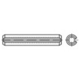 TOOLCRAFT TO-410058 Spannstifte (&Oslash; x L) 3 mm x 5 mm Federstahl 200 St.