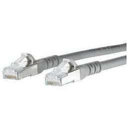 Metz Connect 130845B033-E RJ45 Netzwerkkabel, Patchkabel CAT 6a S/FTP 20.00 m Grau mit Rastnasenschutz 1 St.