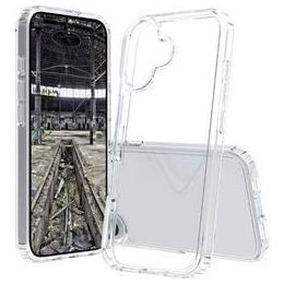 JT Berlin BackCase Pankow Clear Backcover Apple iPhone 16 Plus Transparent Induktives Laden 11087