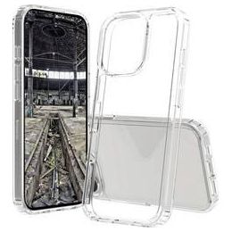 JT Berlin BackCase Pankow Clear Backcover Apple iPhone 16 Pro Transparent Induktives Laden 11088