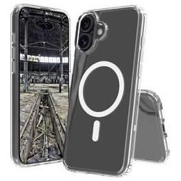 JT Berlin BackCase Pankow Clear Backcover Apple iPhone 16 Plus Transparent MagSafe kompatibel 11091