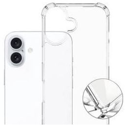 4Smarts Hybrid Case Ibiza Backcover Apple iPhone 16 Transparent Induktives Laden 541182