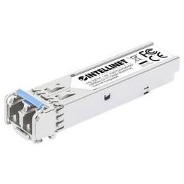 Intellinet 508735 Mini-GBIC Transceiver f&uuml;r LWL-Kabel (LC) Singlemode-Port 10 km HPE-kompatibel Transceiver-Modul 1000 MBit/s 10 km Modultyp LX