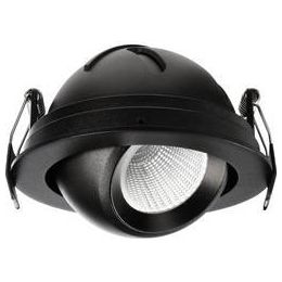 Deko Light 565341 Bellatrix LED-Einbauleuchte EEK: G (A - G) LED LED fest eingebaut 9.0 W Schwarz