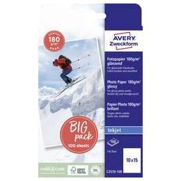 Avery-Zweckform Everyday C2570-100 Fotopapier 10 x 15 cm 180 g/m&sup2; 100 Blatt Gl&auml;nzend