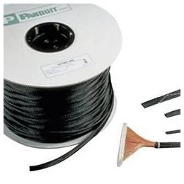 Panduit SE12P-TR0 Geflechtschlauch Schwarz PET 6.40 bis 2.40 mm Meterware
