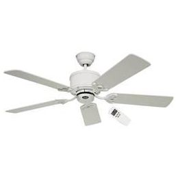 CasaFan Eco Elements Deckenventilator 23 W (&Oslash; x H) 132 cm x 285 mm Lack-Wei&szlig; mit Fernbedienung