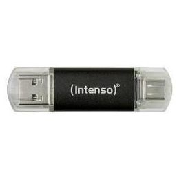 Intenso Twist Line USB-Stick Retail 256 GB Anthrazit 3539492 USB-C&reg; (USB 3.2 Gen 1), USB-A (USB 3.2 Gen 1)
