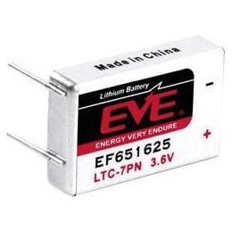 EVE EF651625 Spezial-Batterie LTC-7PN U-L&ouml;tpins Lithium 3.6 V 750 mAh 1 St.