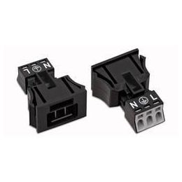 WAGO 890-733/006-000 Netz-Steckverbinder WINSTA MINI Stecker, gerade Gesamtpolzahl: 3 16 A Wei&szlig; 50 St.
