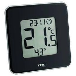 TFA Dostmann Style Thermo-/Hygrometer Schwarz 30.5021.01