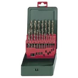 Metabo 627157000 HSS Metall-Spiralbohrer-Set 19teilig 1 mm, 1.5 mm, 2 mm, 2.5 mm, 3 mm, 3.5 mm, 4 mm, 4.5 mm, 5 mm, 5.5 mm, 6 mm, 6.5 mm, 7 mm, 7.5 mm, 8 mm,