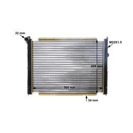 Mahle Kühler, Motorkühlung für VW CUPRA AUDI 025121253A 068121253B CR 361 000S