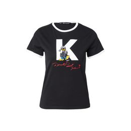 K by KARL LAGERFELD Karl Lagerfeld T-Shirt 'Disney x KL' Damen Gr&ouml;&szlig;e S navy / cranberry / schwarz / wei&szlig;