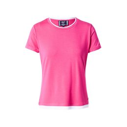 19V69 Italia T-Shirt 'Camilla' Damen Gr&ouml;&szlig;e M pink / wei&szlig;