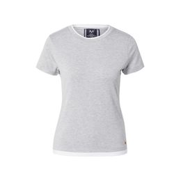 19V69 Italia T-Shirt 'Camilla' Damen Gr&ouml;&szlig;e S graumeliert / wei&szlig;