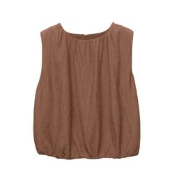 Pull&Bear Pull&bear Blusentop Damen Gr&ouml;&szlig;e XL braun