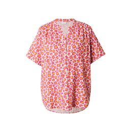 Only Carmakoma Bluse 'CARTHYRA' Damen Gr&ouml;&szlig;e 7XL orange / ros&eacute; / dunkelpink